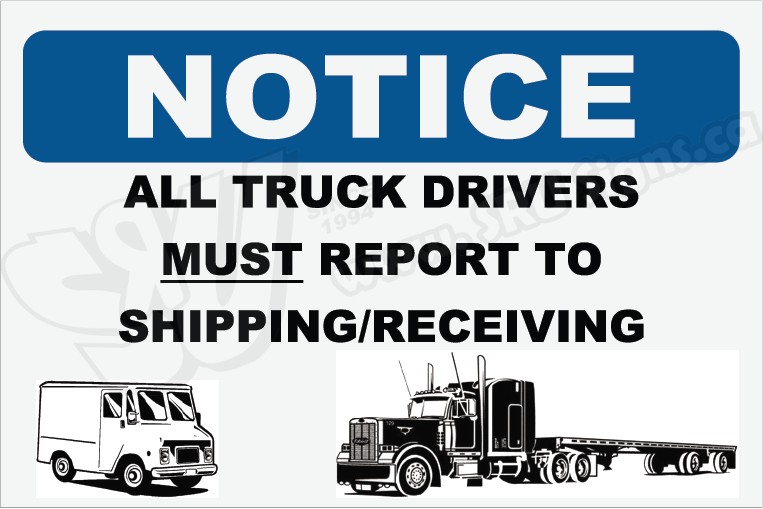 SRUNOT009 | All Truck Drivers Must Report SRUNOT009 | All Truck Drivers Must Report